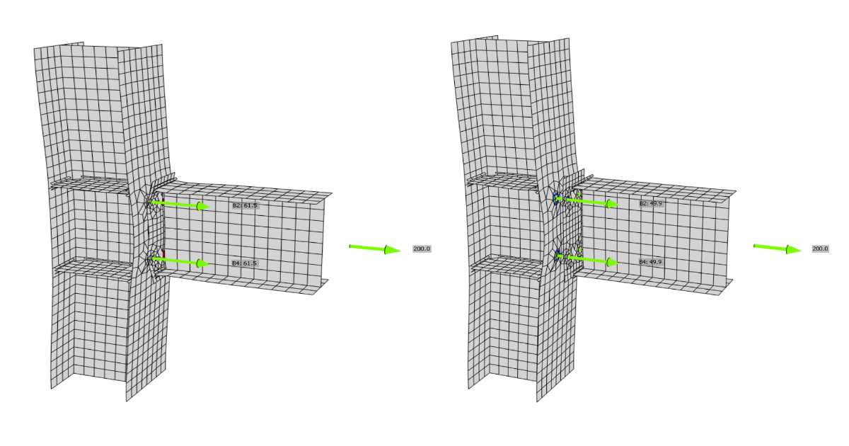 Prying and high tension force in bolts | IDEA StatiCa